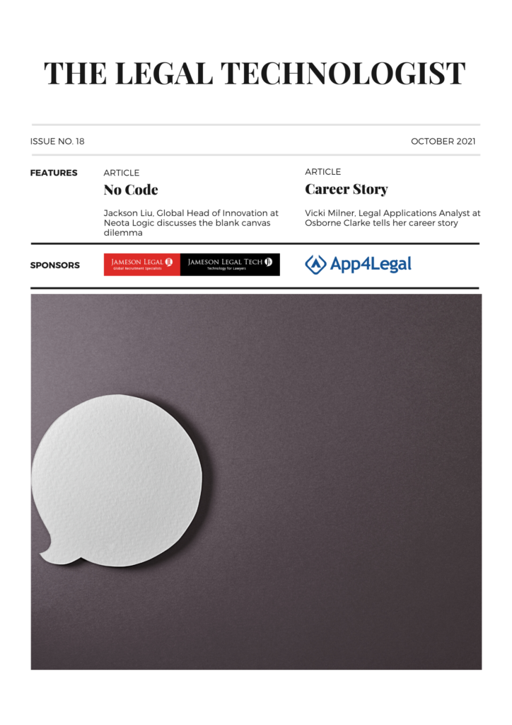 The Legal Technologist – An insight into the future of law